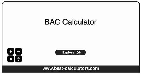 Bac Calculator Calculate Blood Alcohol Content