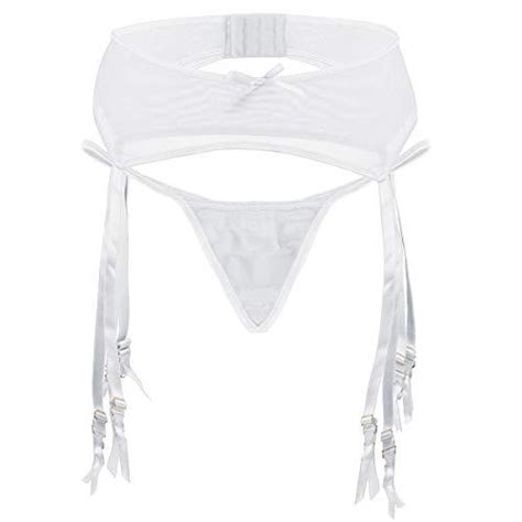 Slocyclub Sexy Midnight Womens Stretch Mesh Metal Clasp Garter Belt