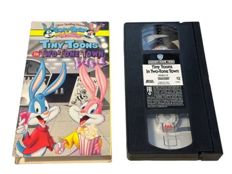 Tiny Toons In Two Tone Town Vhs Warner 1993 Tiny Toon Adventures Cartoon £10 73 Picclick Uk