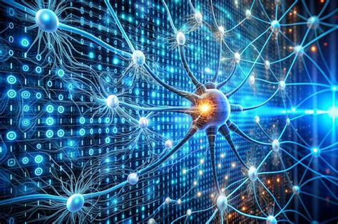 premium photo artificial intelligence neural network and data