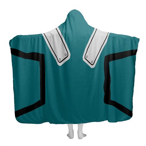 Animedwarf Deku My Hero Academia Hooded Blanket Animedwarf