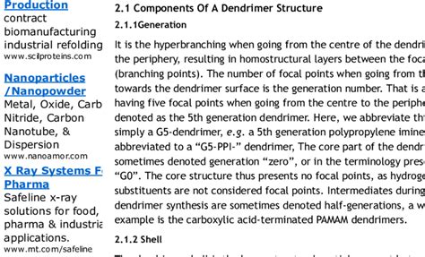 The Dendritic Structure Download Scientific Diagram