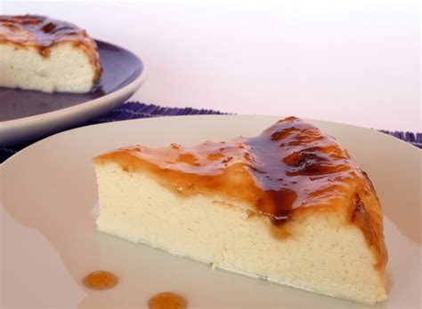 Una Fiera en mi cocina Tarta de queso sin base baja en calorías