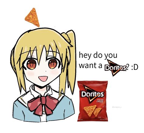 Tunaplus C Ijichi Nijika Bocchi The Rock Doritos D Blonde Hair