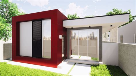 4 Casas modulares T2 em Aço Leve Chave na Mão 70M2 ObrasNet