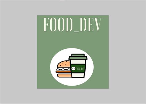GitHub UPraggy FOOD DEV Program Designed To Fix And Put Into Practice Knowledge In Python
