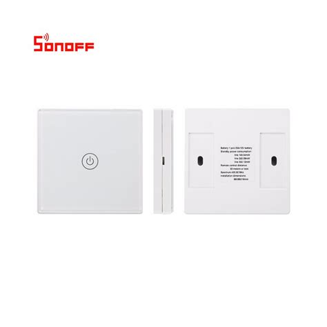 Sonoff T Pulsante Wireless Radio Touch Batteria Per Dispositivi Sonoff RF