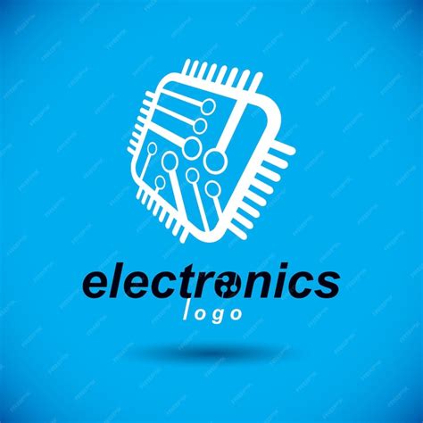 Premium Vector Vector Microchip Design Cpu Information Communication Technology Element