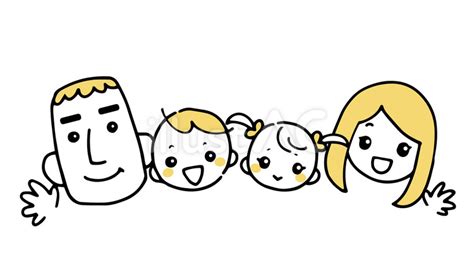 仲良し4人家族イラスト No 23932975｜無料イラスト・フリー素材なら「イラストac」
