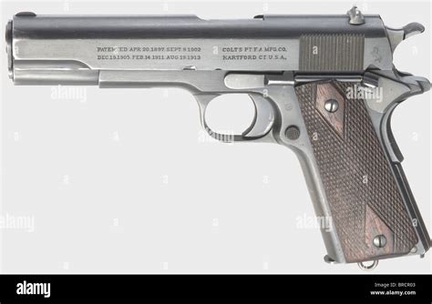 Ein Colt Modell 1911 automatische Pistole, Kal. .45 ACP, Nr. 149917. 7 ...