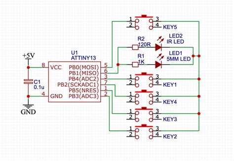 Attiny13a IR Remote Control Get Vid