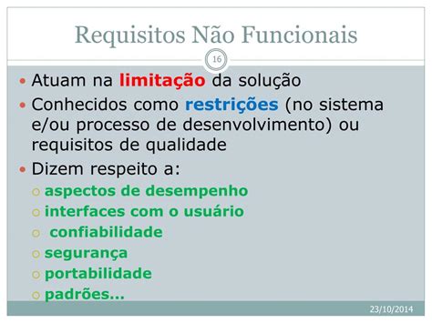 O Que São Requisitos Não Funcionais Exemplos EDULEARN