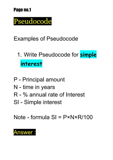 Solution Pseudo Code In C Studypool