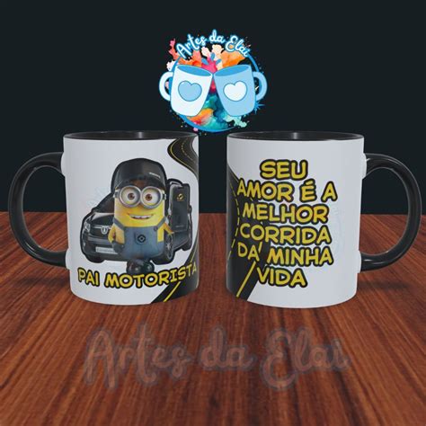 Artes De Canecas Profissão Pai Minions Elo7
