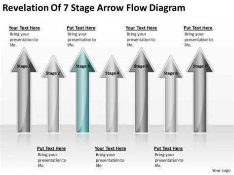 Arrows For Ppt Of 7 Stage Flow Diagram 3 PowerPoint Templates Backgrounds Slides