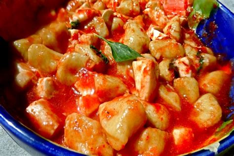 Gnocchi de pommes de terre sauce tomate et basilic Délice Plat