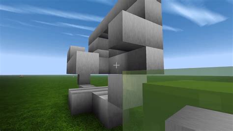 2x2 Redstone Door Mcpe Youtube