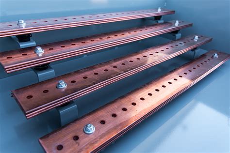 Electrical Ground Bus Bar Kit Copper Ground Bus Bar Kit 16 Terminal