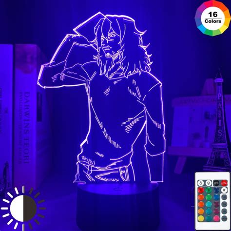 [hot K] Đèn 3d Đèn Anime My Hero Academia Shota Aizawa Trang Trí Phòng