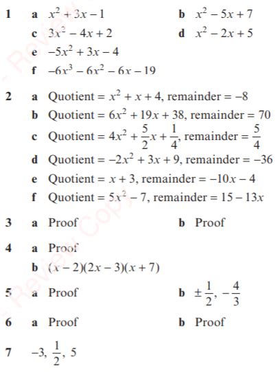 9709 P3 Algebra Polynomial Division Maths With David