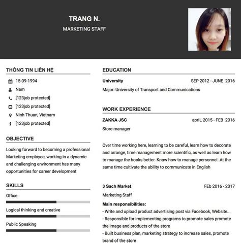 5 Mẫu CV nhân viên kinh doanh chuẩn ngành ấn tượng nhất Kiến Thức