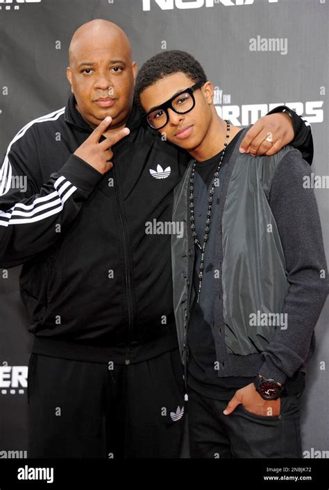 Joseph Simmons Aka Rev Run And His Son Daniel Diggy Simmons III Attend The Transformers