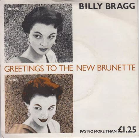 Billy Bragg Salutations La Nouvelle Brunette Disque Vinyle D