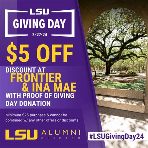 Giving Day Lsu Promotion • Lsu Alumni Chicago