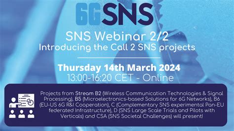 Sns Webinar Introducing The Call 2 Sns Projects Part 2 Of 2 Sns Ju