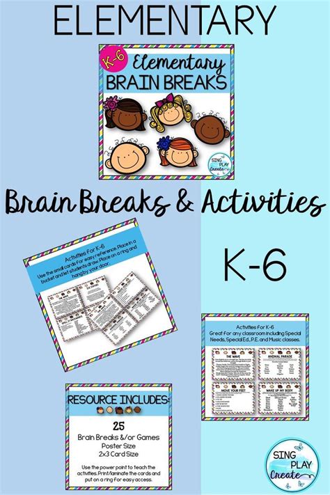 Elementary Brain Breaks And Games K 6 Brain Breaks Manners