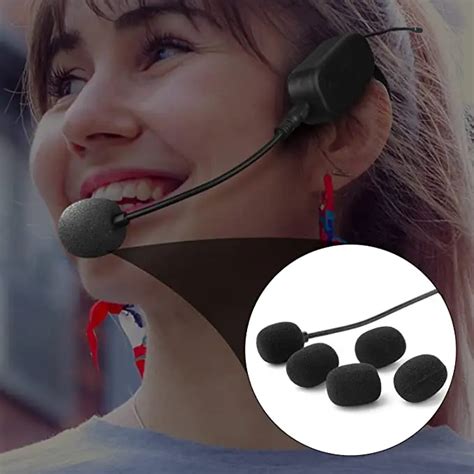 Custom Size Headset Microphone Foam Covers Foam Microphone Windshields