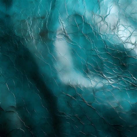 Premium Ai Image Turquoise Leather Texture Background