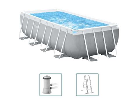 Intex Ensemble De Piscine Prism Frame Rectangulaire 400x200x122 Cm