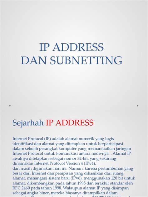 ip subnetting pdf