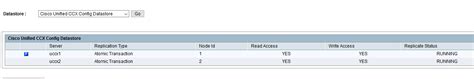 Uccx There Was An Error While Interacting With The Database Error