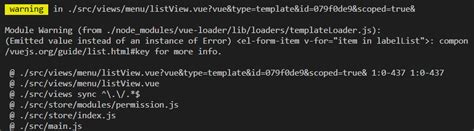 解决 V For 出现的 Warning：component Lists Rendered With V For Should Have