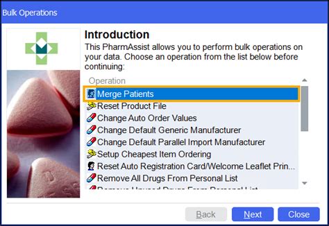 Bulk Operation Merge Patients