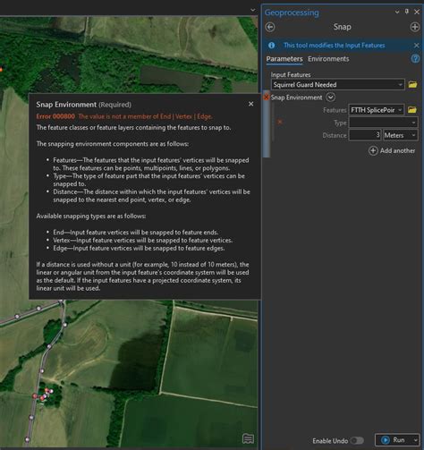 solved point to point snapping esri community