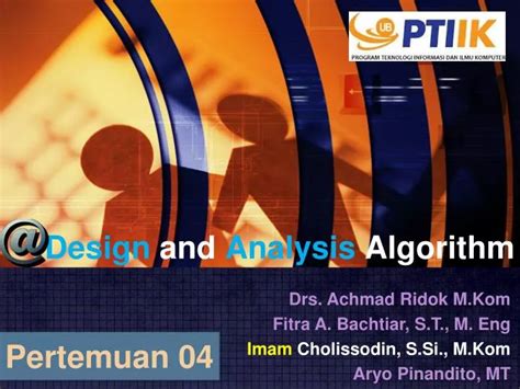 Ppt Design And Analysis Algorithm Powerpoint Presentation Free Download Id5871350