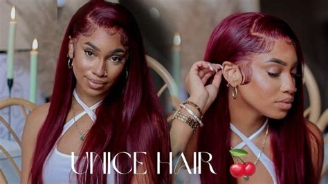 Watch Me Style A Glueless Unice 99j Frontal Wig Youtube