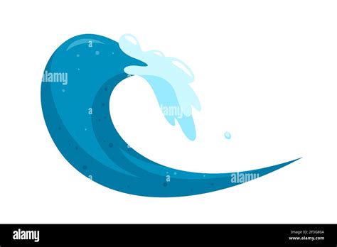 Surfing Pipeline Wave Ocean Wave Swirling Into A Barrel Cartoon