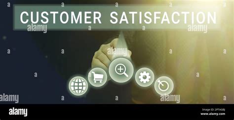 Handwriting Text Customer Satisfaction Business Showcase Exceed Consumer Expectation Satisfied