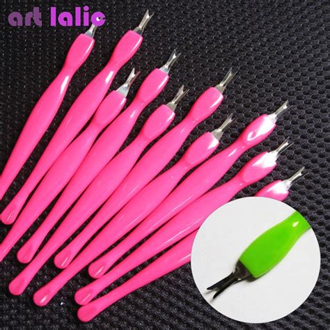 Jual Baru 10 Pcs Profesional Ukuran Penuh Kutikula Pendorong Pemangkas