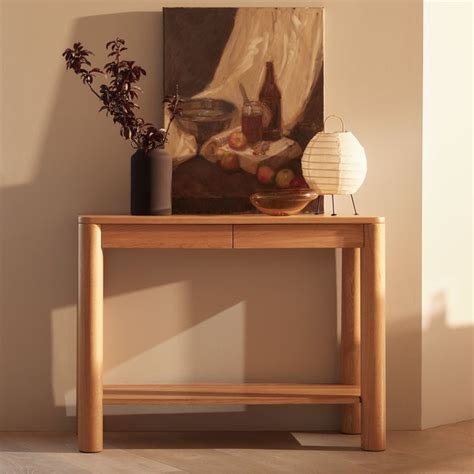 Olivia Console Table Solid Oak Console Table Solid Oak Solid Wood