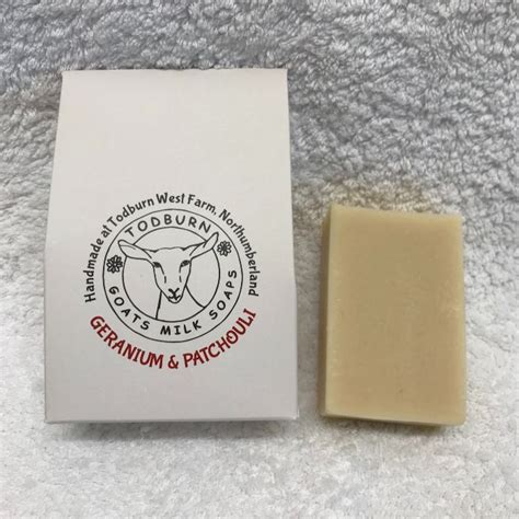 Geranium And Patchouli Goats Milk Soap Bar Todburn Soaps
