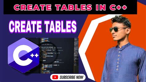 C Program How To Create Tables In C Tables In C Table Of