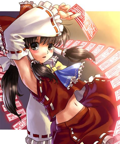 Safebooru Armpits Black Hair Blush Brown Eyes Brown Hair Detached