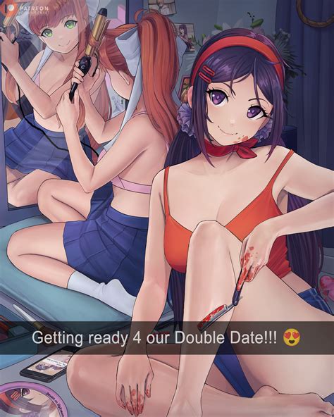 Monika Mita And Crazy Mita Doki Doki Literature Club And 1 More