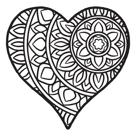 Cute Love Heart Doodle Pattern 14147998 Vector Art At Vecteezy