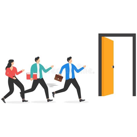 Great Resignation Employee Resign Quit Or Leaving Company People